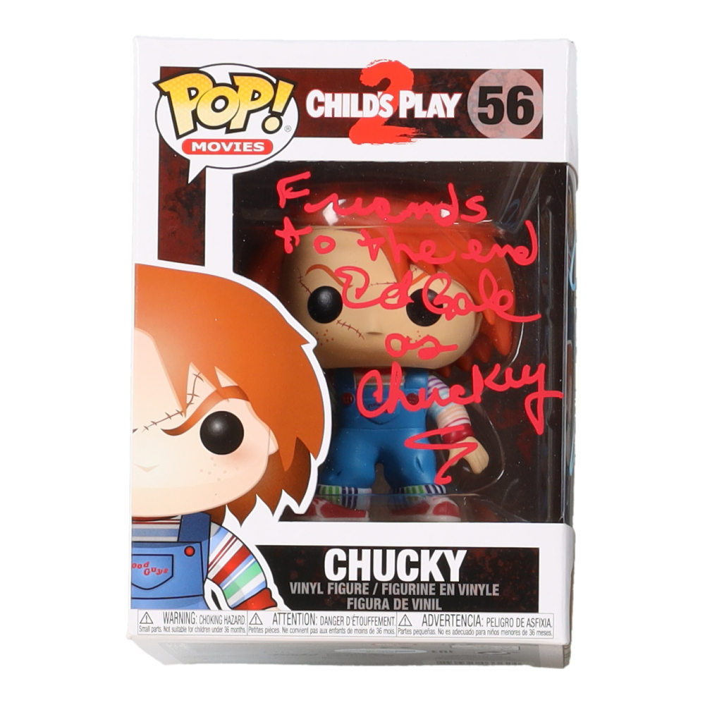 Alex Vincent & Ed Gale Signed "Childs Play 2" #56 Chucky Funko Pop ...