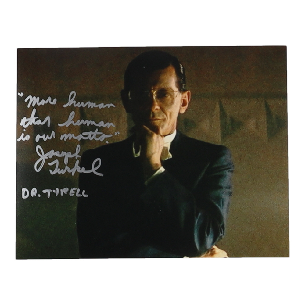 Joe Turkel Signed "Blade Runner" 8x10 Photo with Multiple Inscriptions ...
