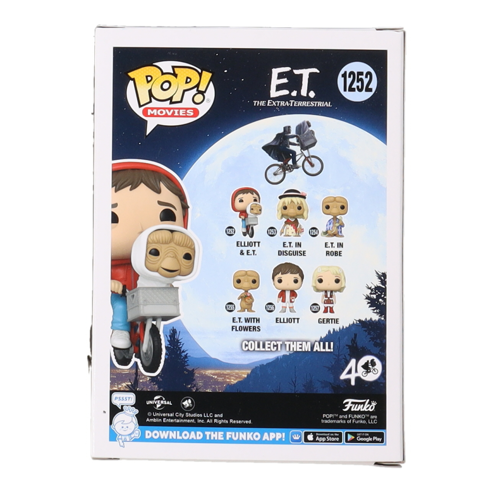 Henry Thomas Signed "E.T. the Extra-Terrestrial" #1252 Elliott & E.T ...