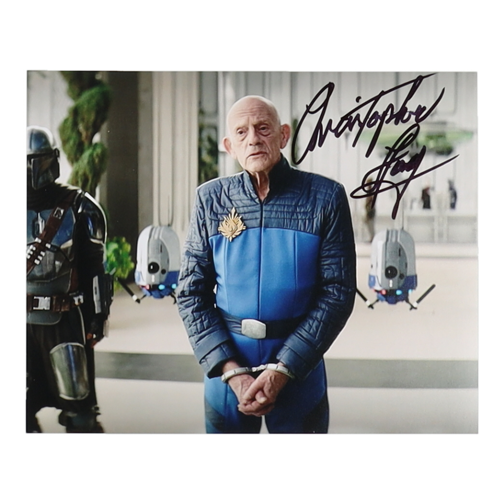 Christopher Lloyd Signed "The Mandalorian" 8x10 Photo (AutographCOA ...