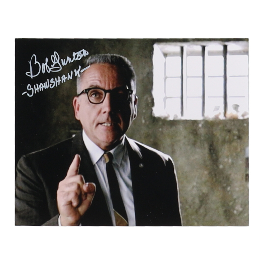 Bob Gunton Signed "The Shawshank Redemption" 8x10 Photo Inscribed ...