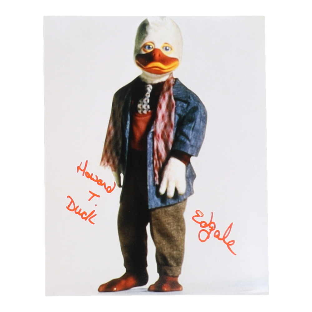 Ed Gale Signed "Howard the Duck" 8x10 Photo Inscribed "Howard T. Duck ...