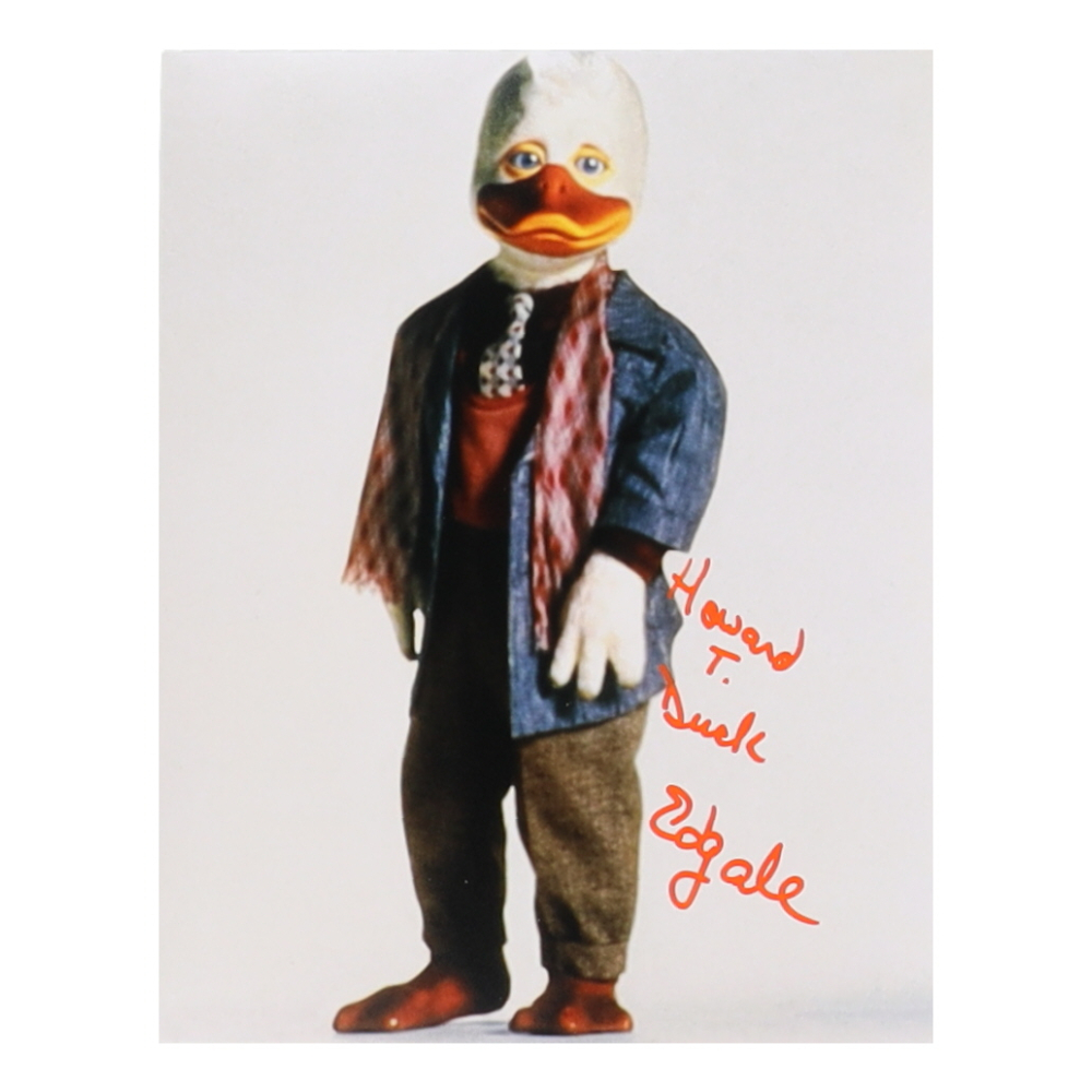 Ed Gale Signed "Howard the Duck" 8x10 Photo Inscribed "Howard T. Duck ...