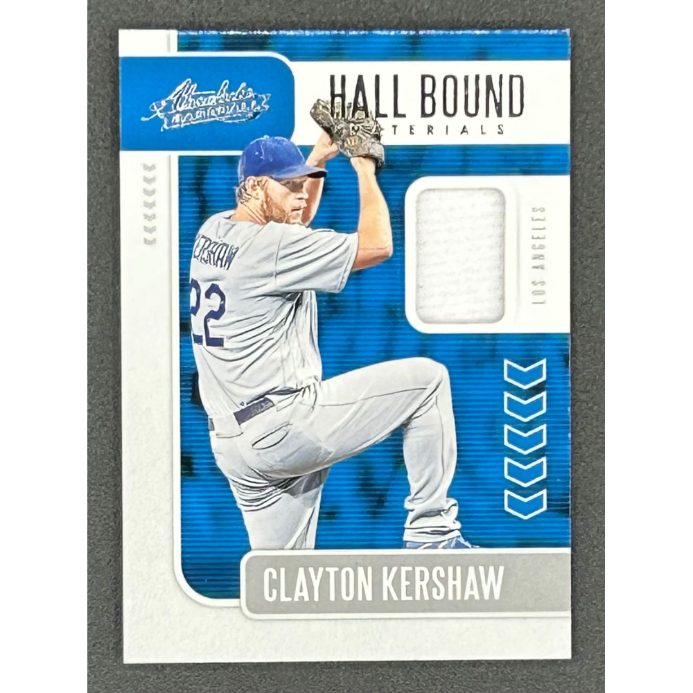 Clayton Kershaw 2020 Absolute Hall Bound Materials #6 | Pristine Auction