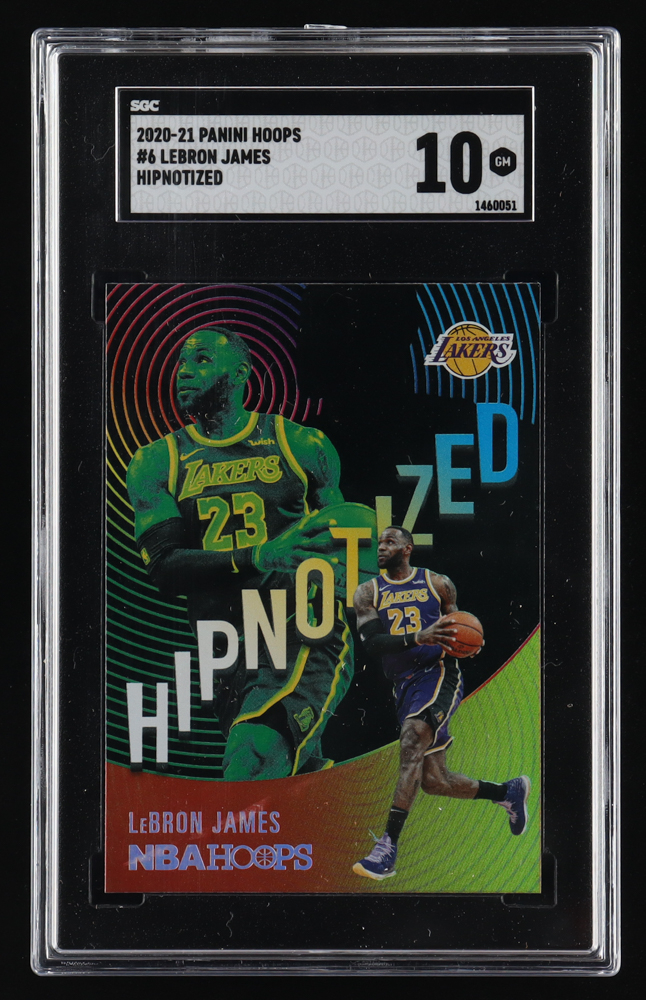 LeBron James 2020-21 Hoops HIPnotized #6 (SGC 10) | Pristine Auction