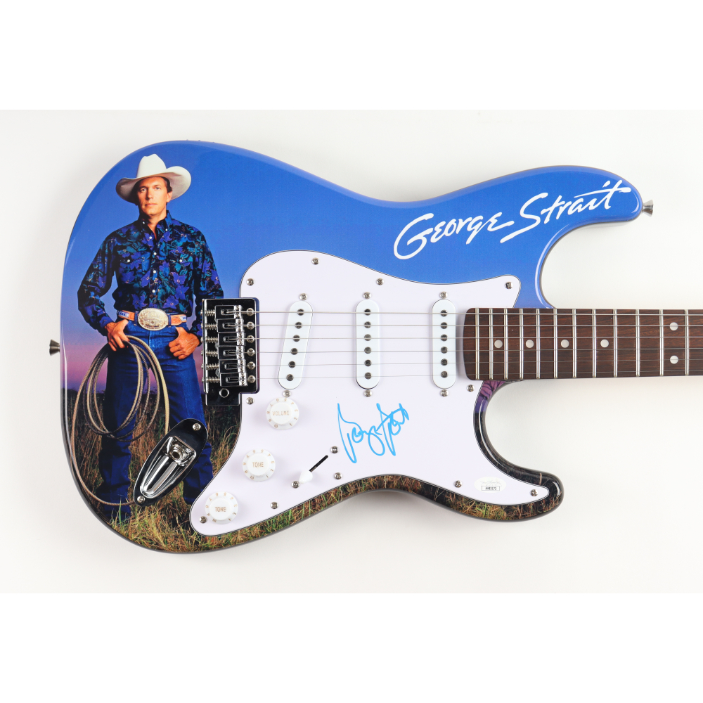 George Strait Signed Full-Size 38" Electric Guitar (JSA) | Pristine Auction