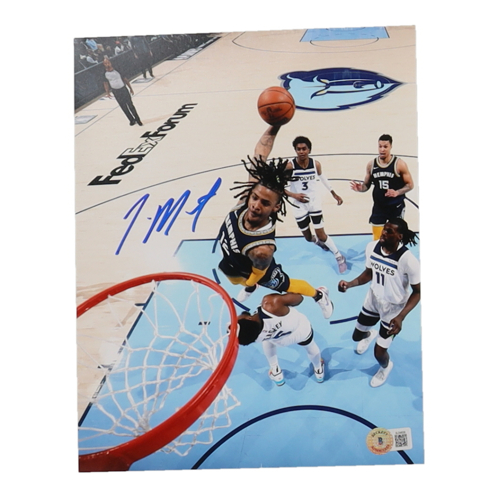 Ja Morant Signed Grizzlies 8x10 Photo (Beckett) | Pristine Auction