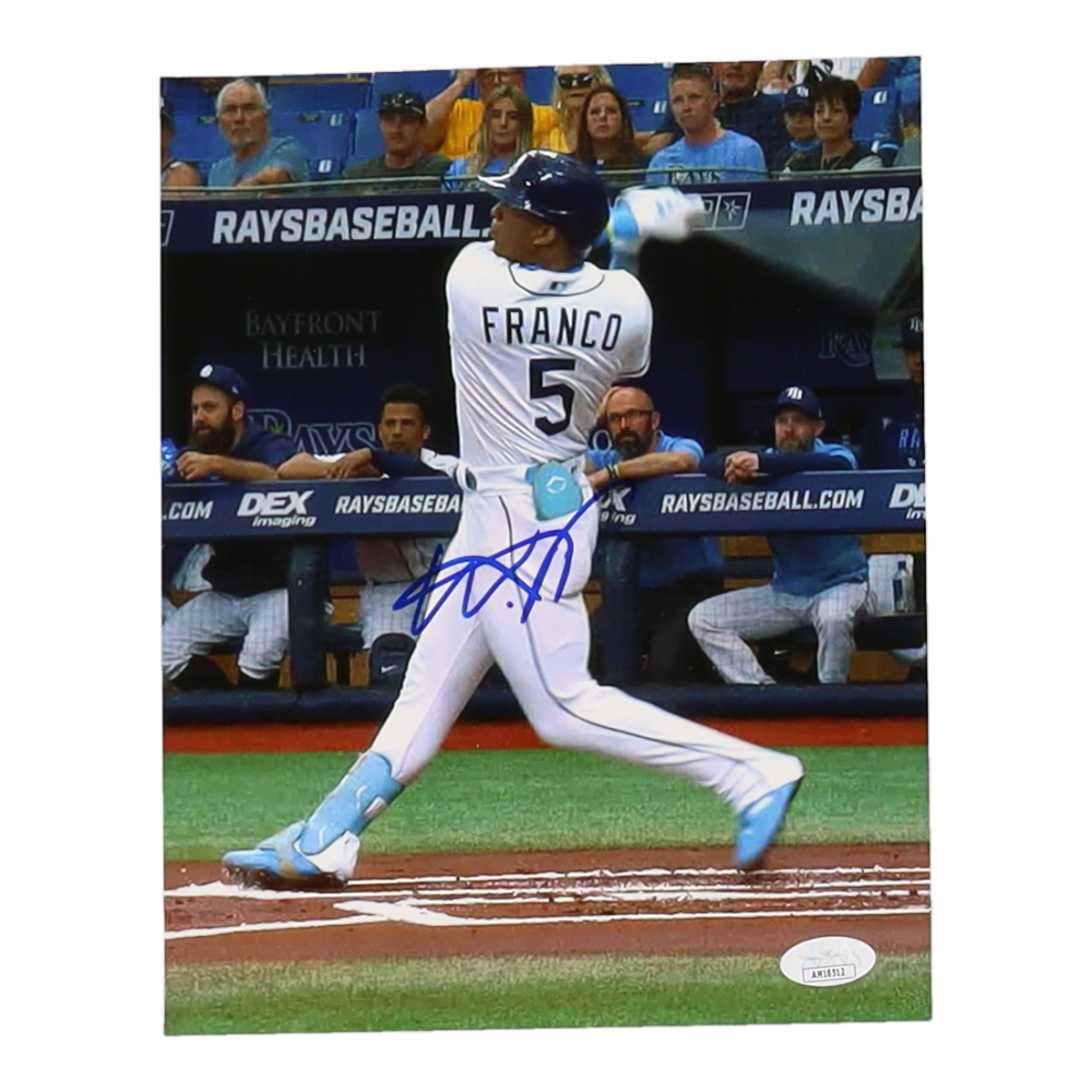 Wander Franco Signed Rays 8x10 Photo (JSA) | Pristine Auction