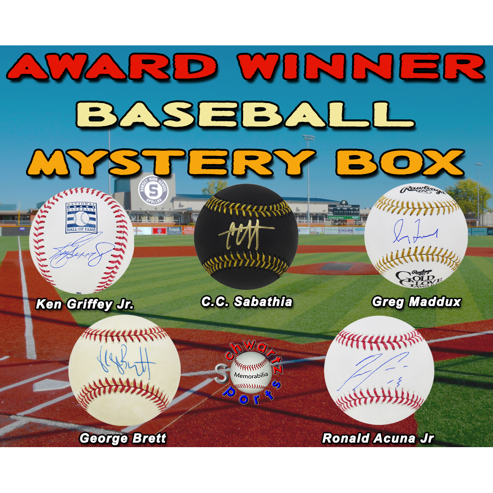 Baseball AWARD WINNER Signed Baseball Mystery Box - Series 21 (Limited ...
