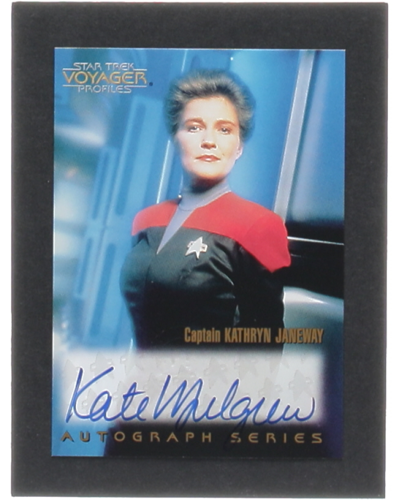 Kate Mulgrew as Captain Kathryn Janeway 1998 SkyBox Star Trek Voyager ...