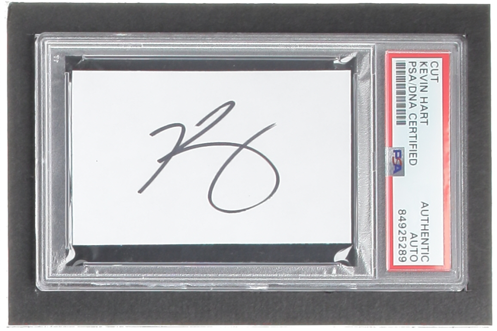 Kevin Hart Signed Cut (PSA) | Pristine Auction