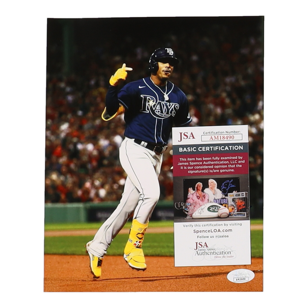 Wander Franco Signed Rays 8x10 Photo (JSA) | Pristine Auction