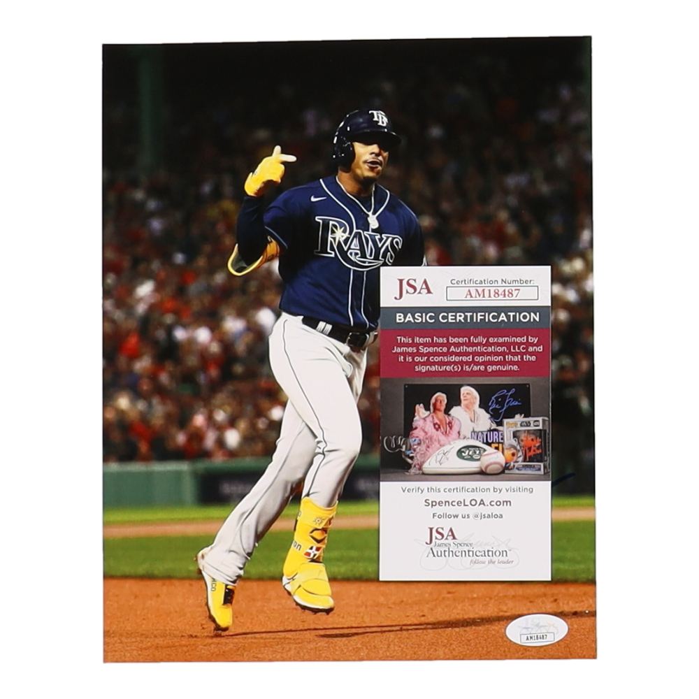 Wander Franco Signed Rays 8x10 Photo (JSA) | Pristine Auction