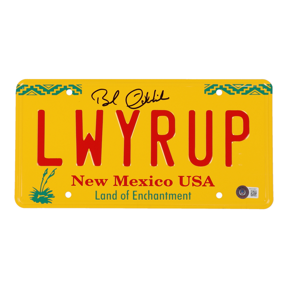 Bob Odenkirk Signed "Breaking Bad" Replica License Plate (Beckett ...