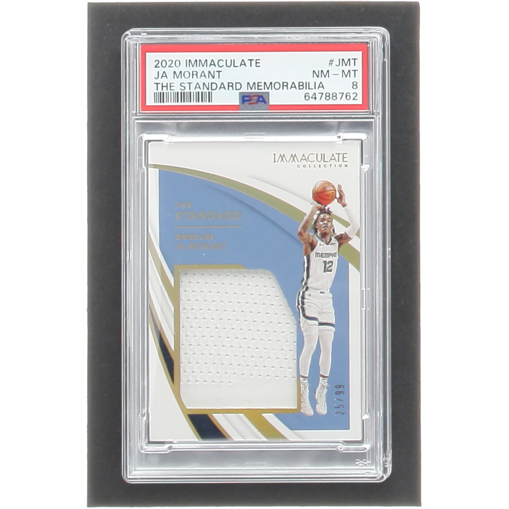 Ja Morant 2020-21 Immaculate Collection The Standard Relics #89 #25/99 ...