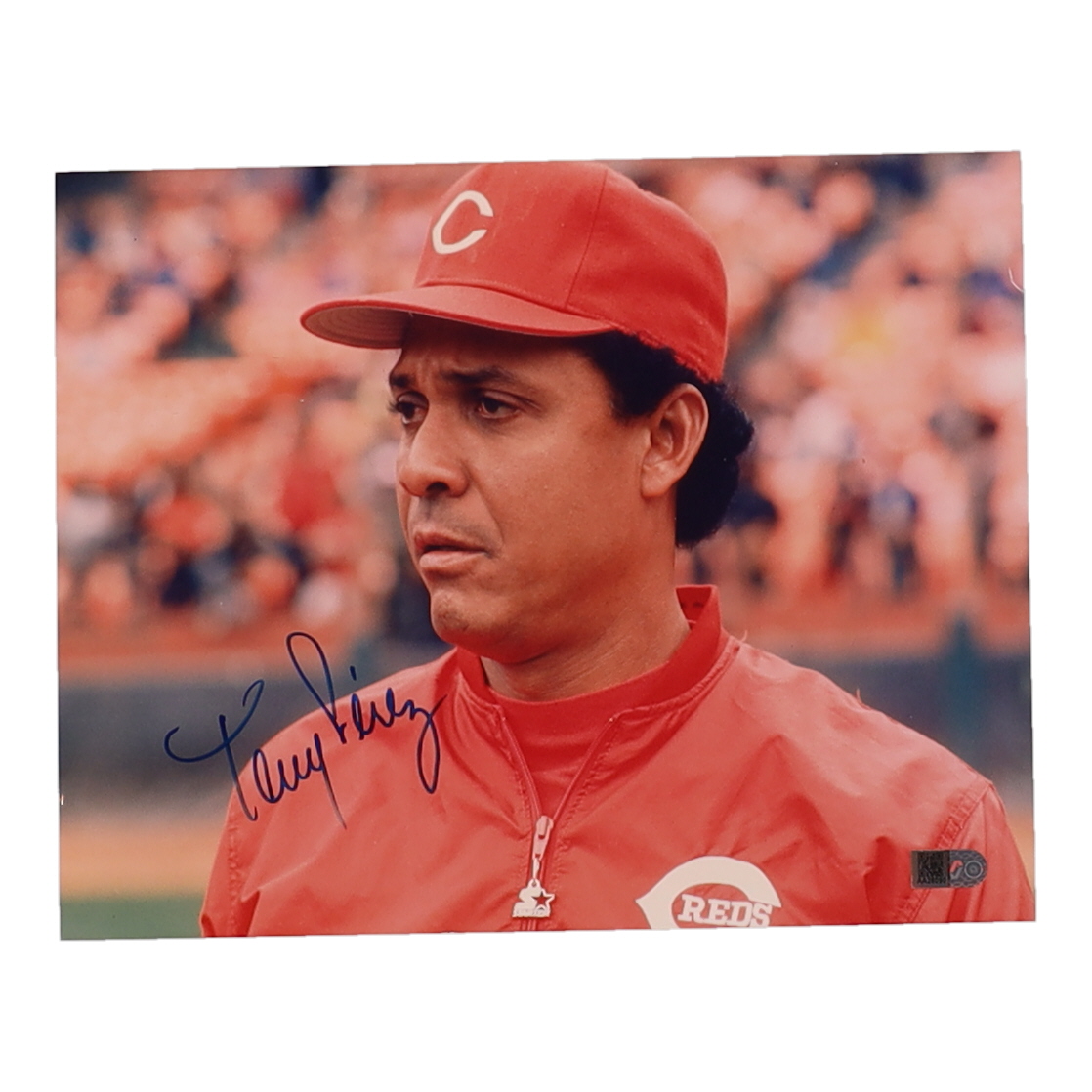 Tony Perez Signed Reds 8x10 Photo (AIV) | Pristine Auction