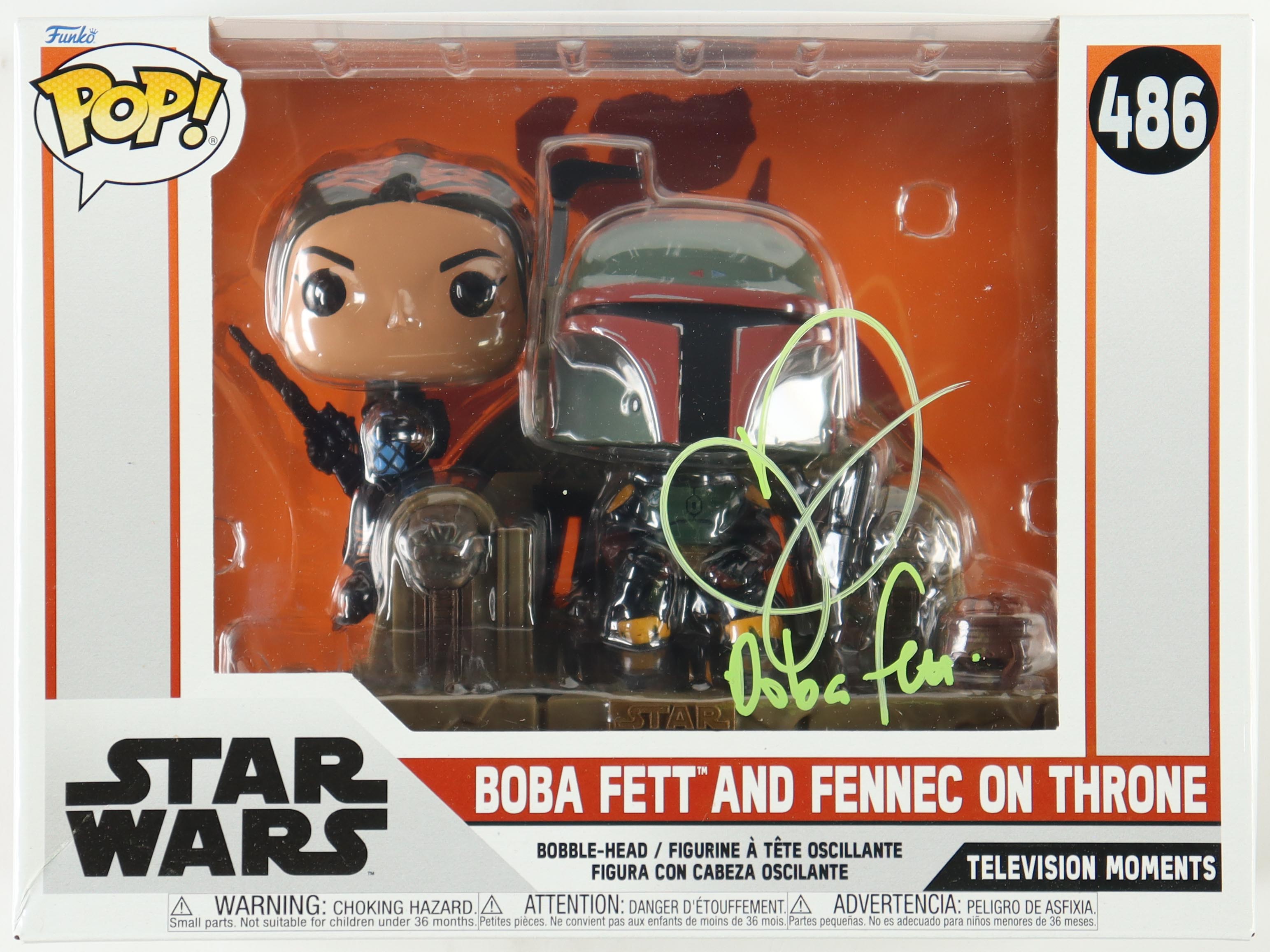 Daniel Logan Signed "Star Wars" Boba Fett And Fennec On Throne #486 ...