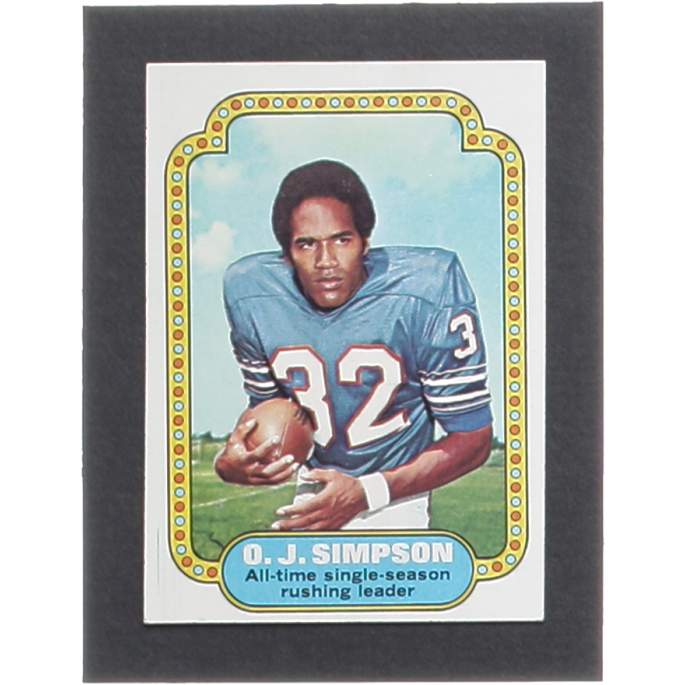 O.J. Simpson 1974 Topps #1 RB | Pristine Auction