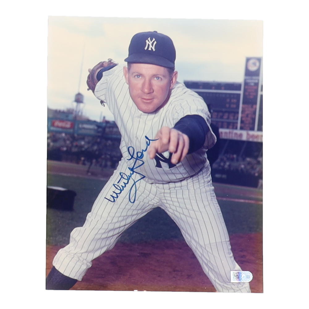 Whitey Ford Signed Yankees 8x10 Photo (AIV) | Pristine Auction