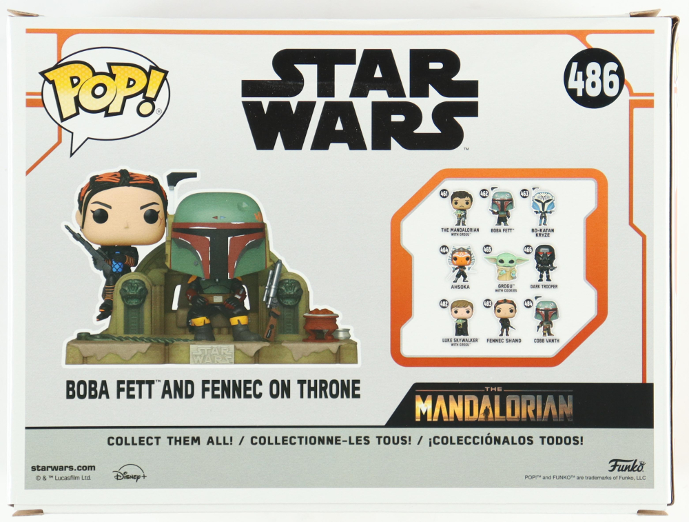 Daniel Logan Signed "Star Wars" Boba Fett And Fennec On Throne #486 ...