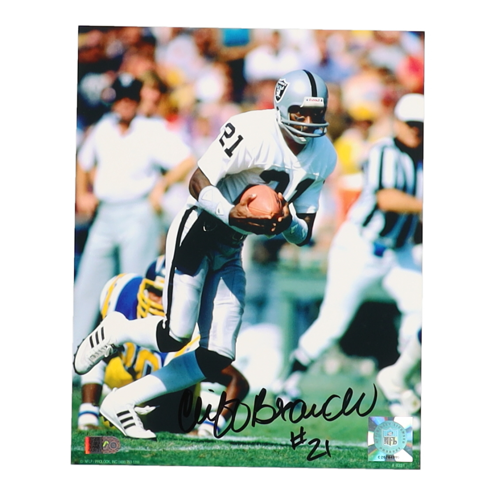 Cliff Branch Signed Raiders 8x10 Photo (AIV) | Pristine Auction