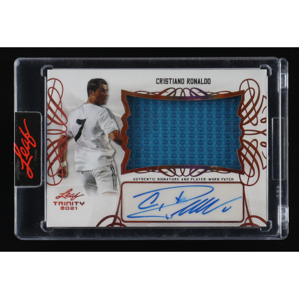 Cristiano Ronaldo 2021 Leaf Trinity Patch Autograph #PACR1 | Pristine ...