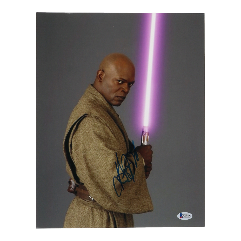 Samuel L. Jackson Signed "Star Wars" 11x14 Photo (Beckett) | Pristine ...