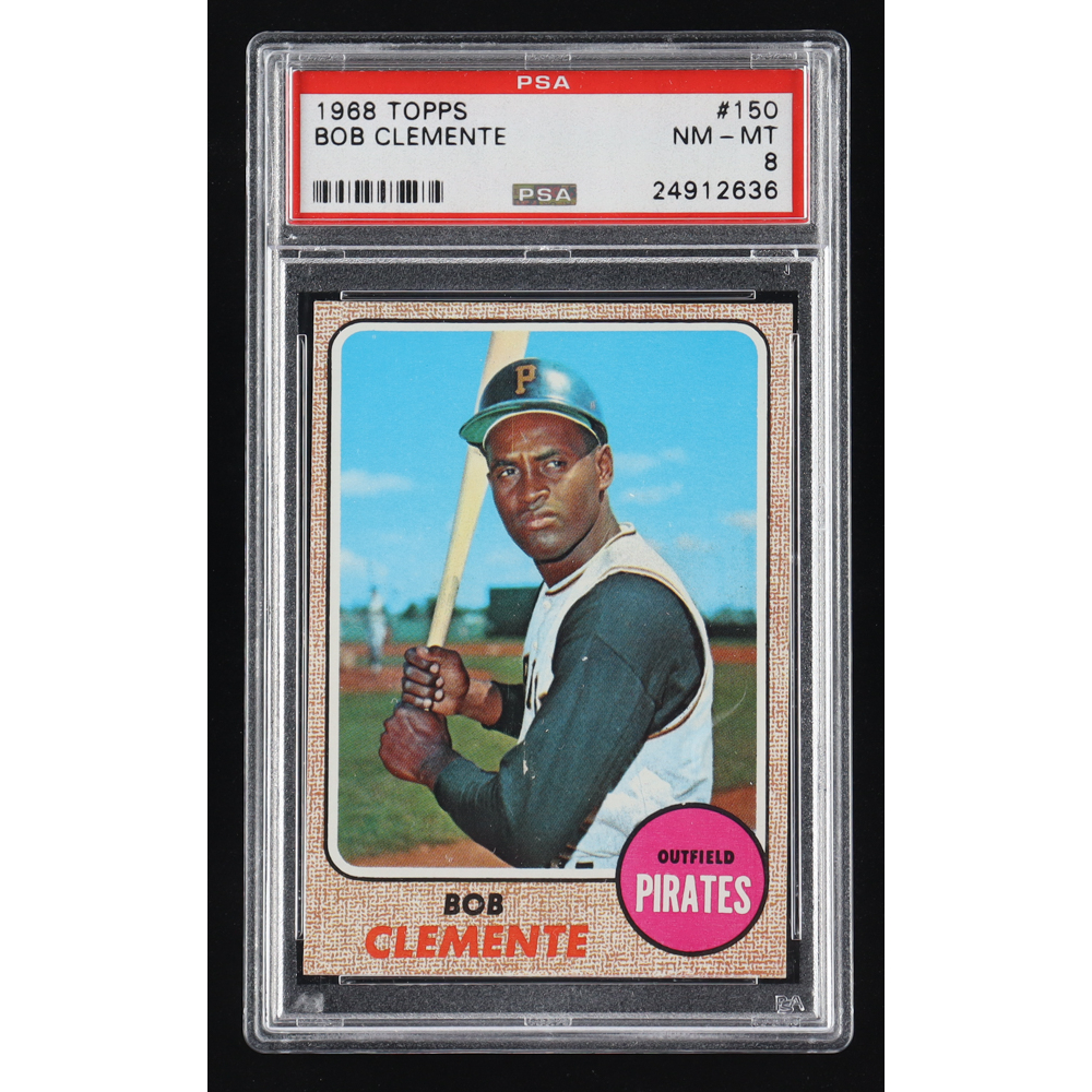Roberto Clemente 1968 Topps #150 (PSA 8) | Pristine Auction