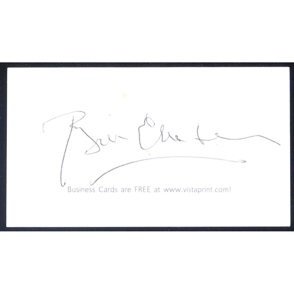 Bill Clinton Signed Business Card (Beckett) | Pristine Auction