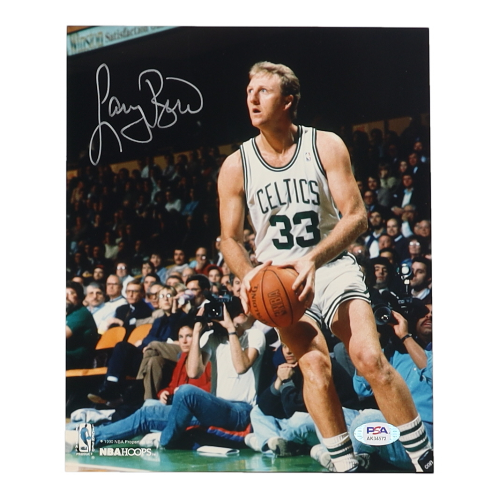 Larry Bird Signed Celtics 8x10 Photo (PSA) | Pristine Auction