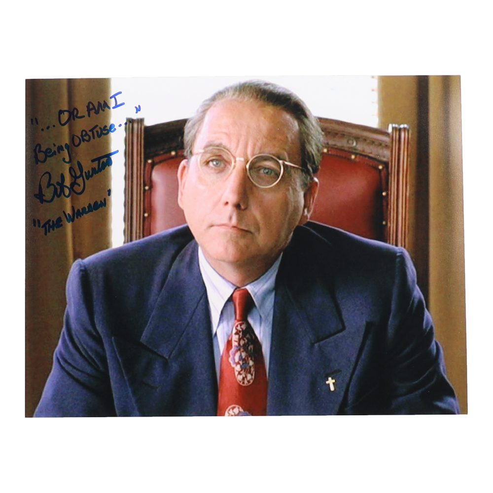 Bob Gunton Signed "The Shawshank Redemption" 11x14 Photo Inscribed "Or ...