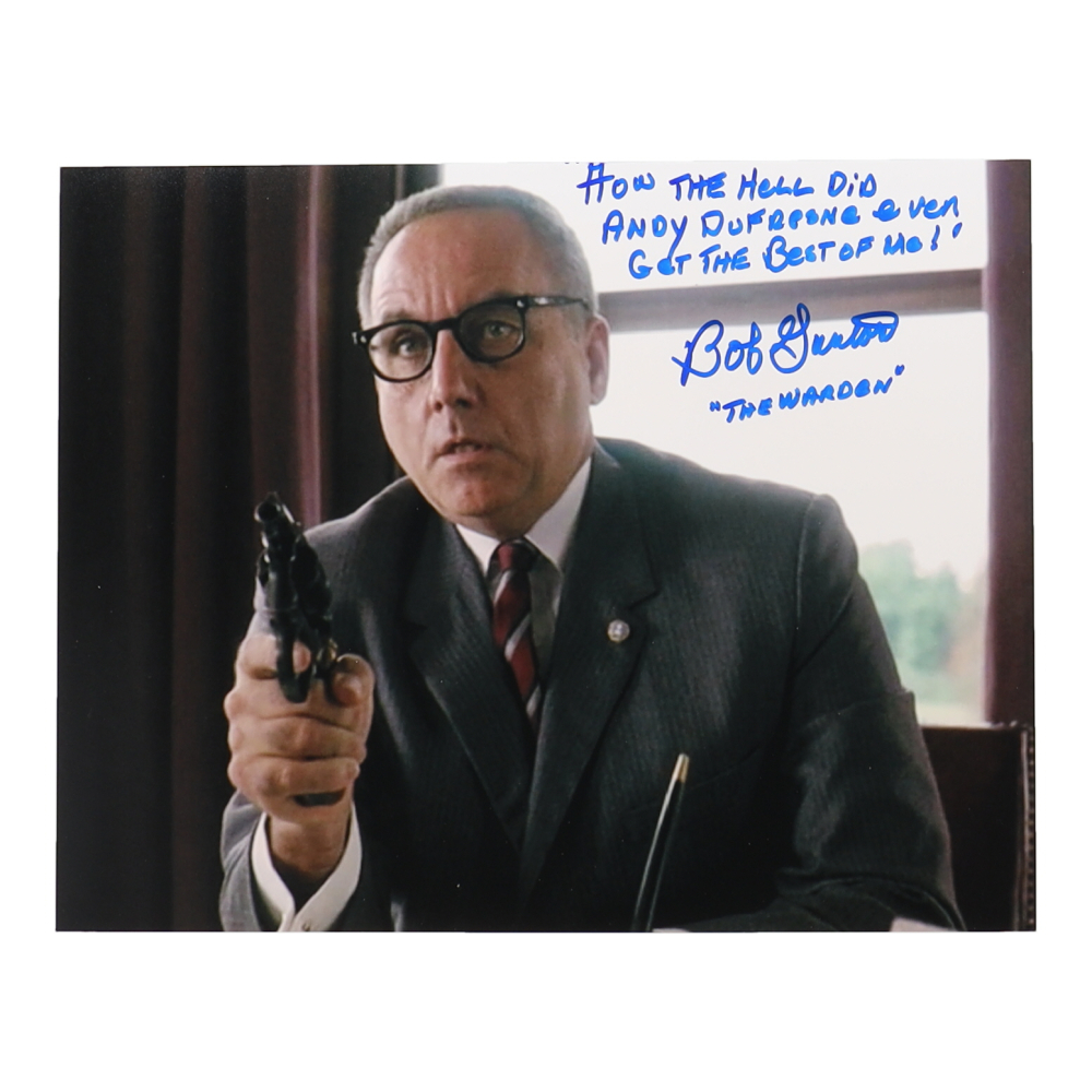 Bob Gunton Signed "The Shawshank Redemption" 11x14 Photo with Extensive Inscription (ACOA ...