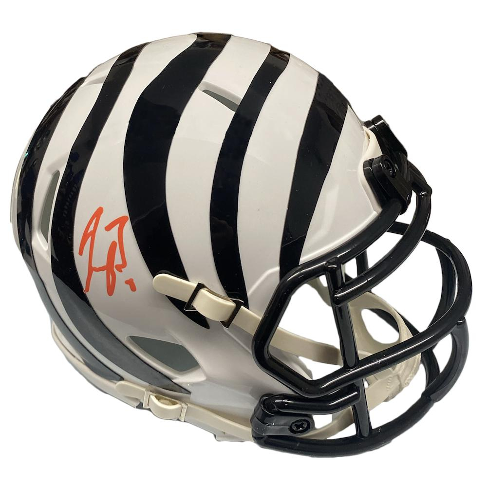 Joe Burrow Signed Bengals 2022 Alternate Speed Mini Helmet (Fanatics ...