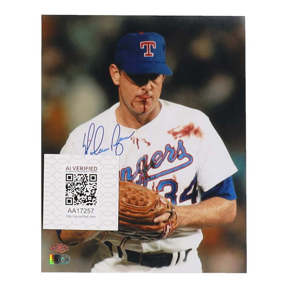 Nolan Ryan Signed Rangers 8x10 Photo (AIV) | Pristine Auction