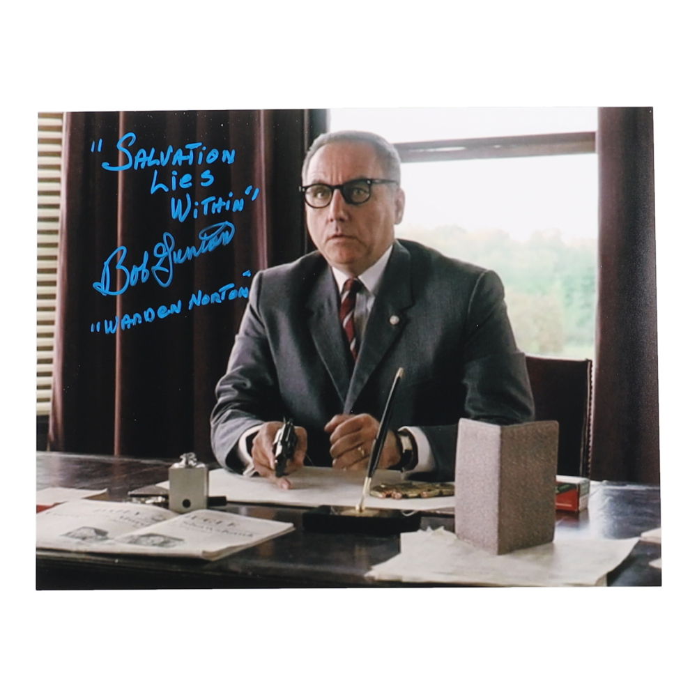Bob Gunton Signed "The Shawshank Redemption" 11x14 Photo Inscribed ...