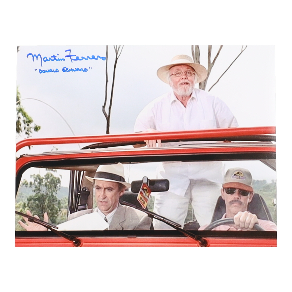 Martin Ferrero Signed "Jurassic Park" 11x14 Photo Inscribed "Donald ...