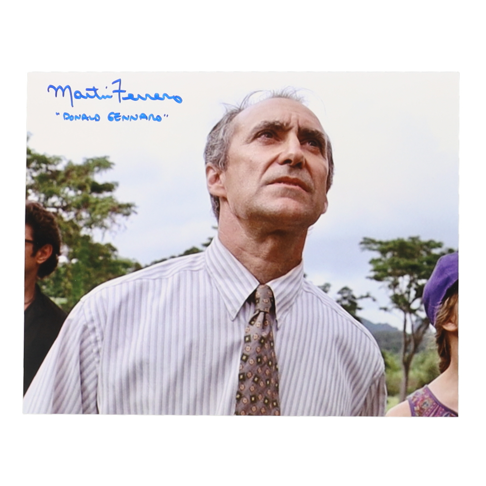 Martin Ferrero Signed "Jurassic Park" 11x14 Photo Inscribed "Donald ...