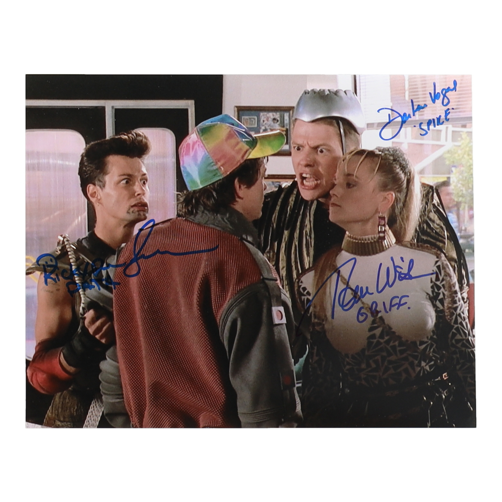 Darlene Vogel, Ricky Dean Logan & Thomas F. Wilson Signed "Back to The ...