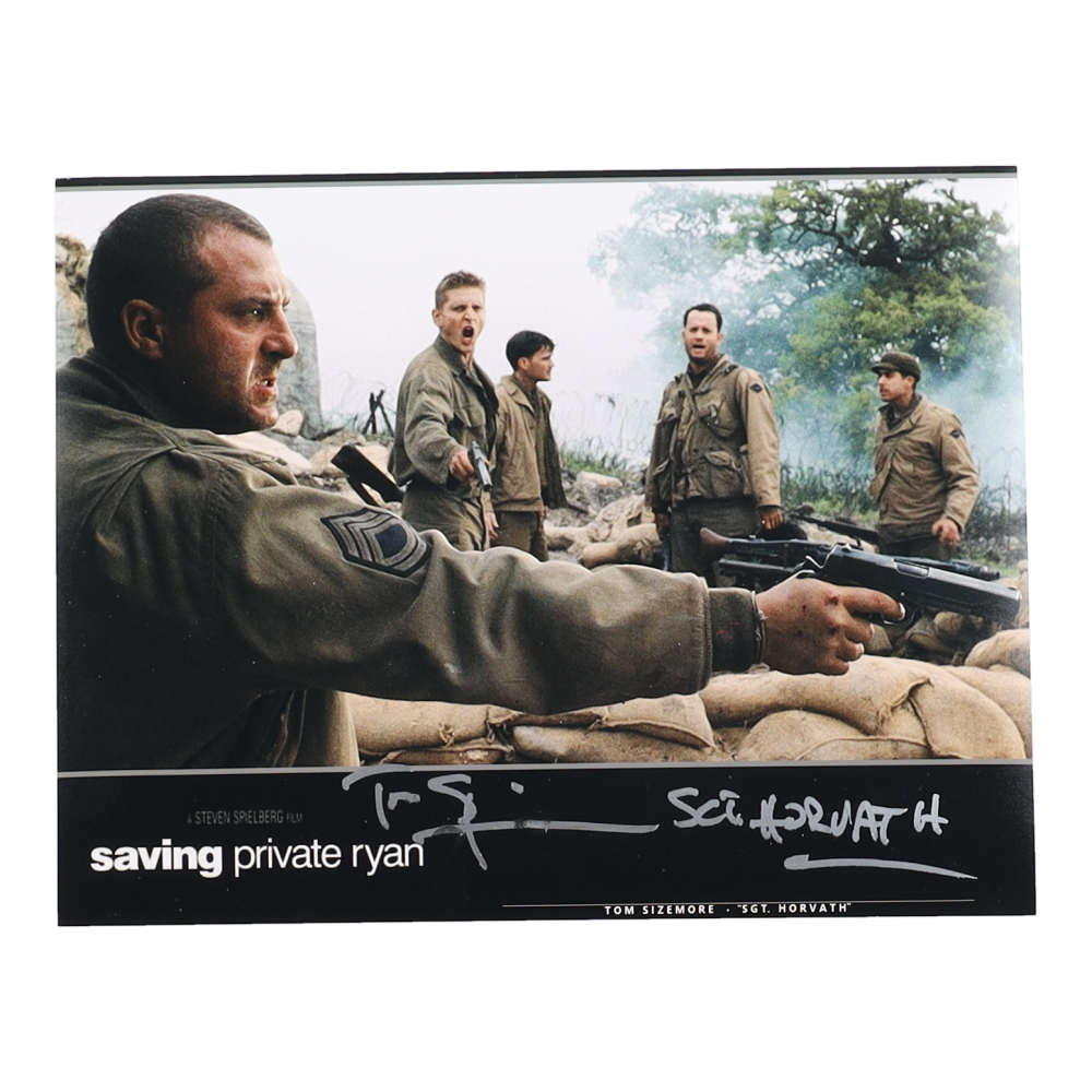 Tom Sizemore Signed "Saving Private Ryan" 11x14 Photo Inscribed "Sgt ...