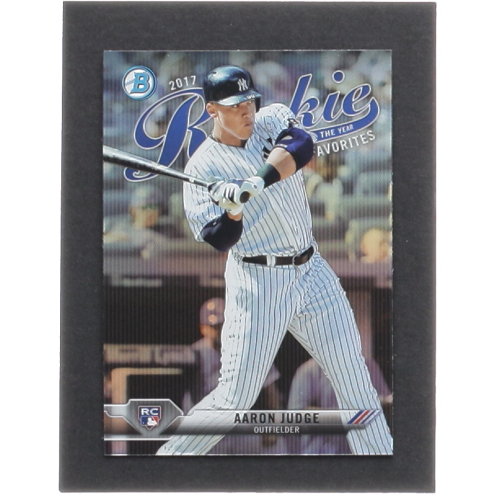 Aaron Judge 2017 Bowman Chrome Rookie of the Year Favorites Refractors ...