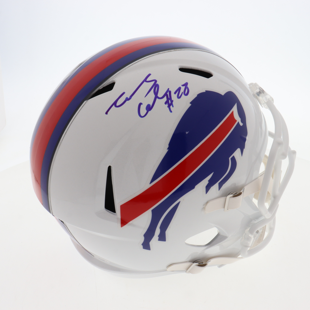 James Cook Signed Bills Full-Size Speed Helmet (JSA) | Pristine Auction