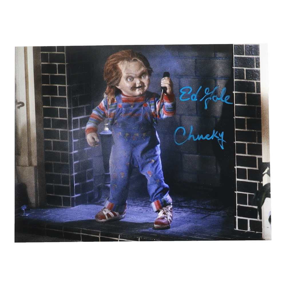 Ed Gale Signed "Child's Play" 11x14 Photo Inscribed "as Chucky" (ACOA ...