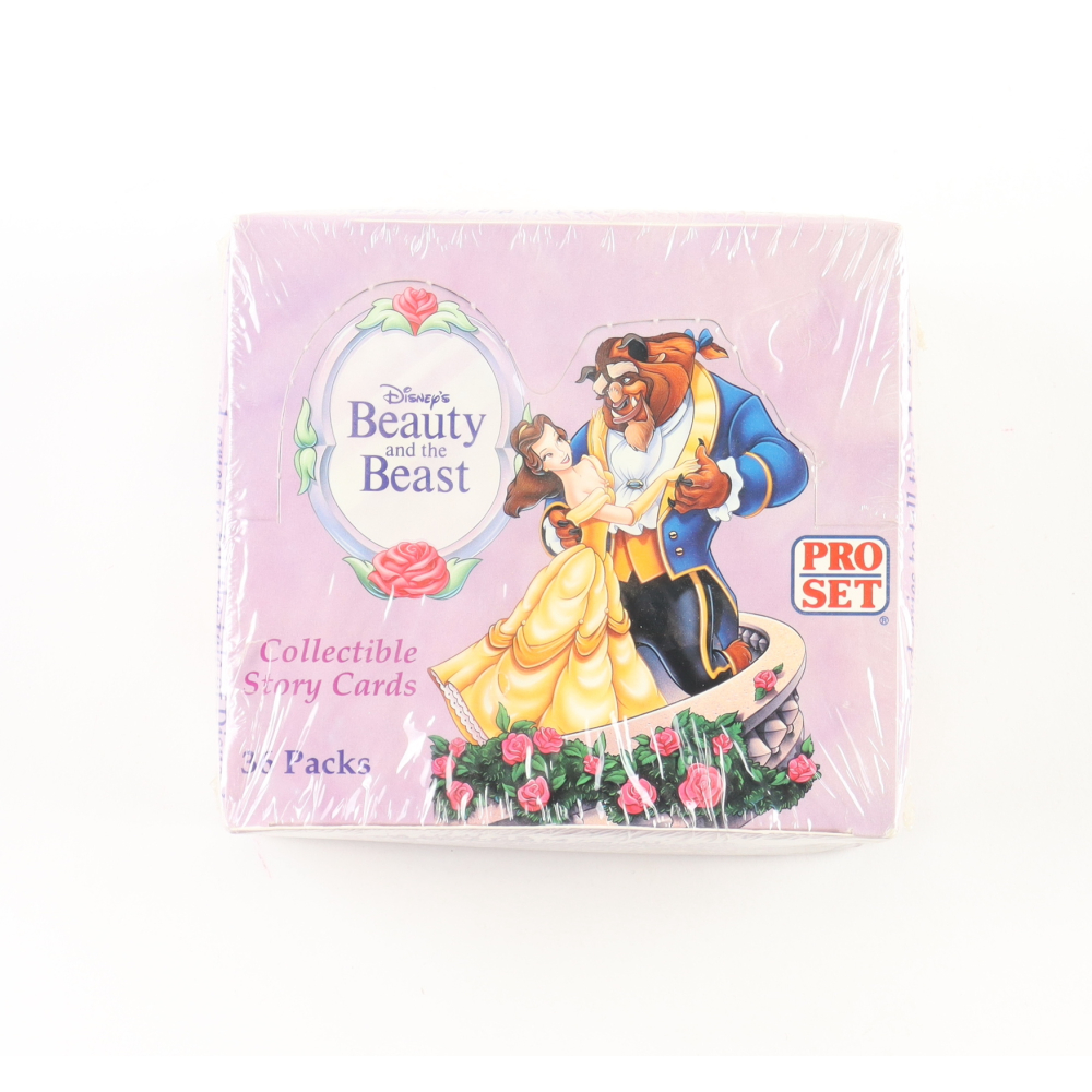 1992 Beauty & the Beast (Disney) ProSet Movie Trading Card Box with (36 ...