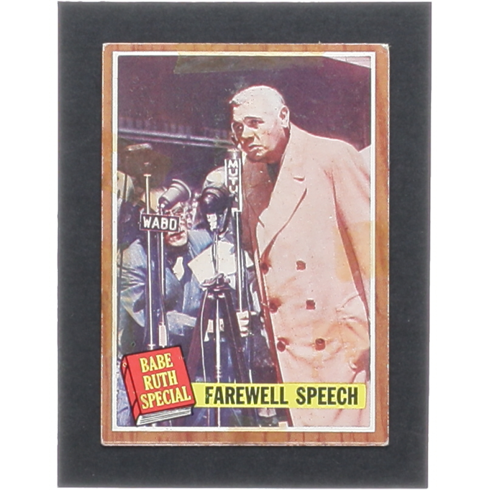 Babe Ruth Special 10 1962 Topps #144 / Farewell Speech | Pristine Auction
