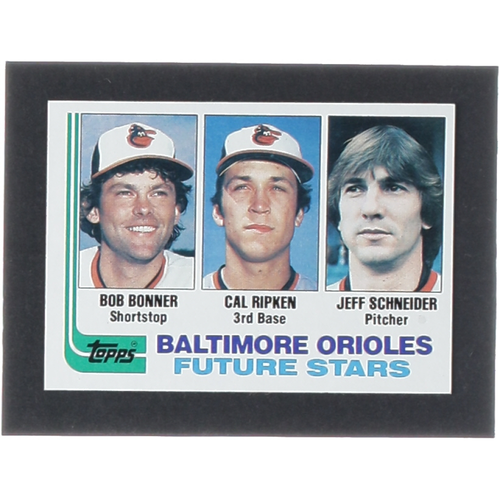 Bob Bonner / Cal Ripken / Jeff Schneider 1982 Topps #21 RC | Pristine ...