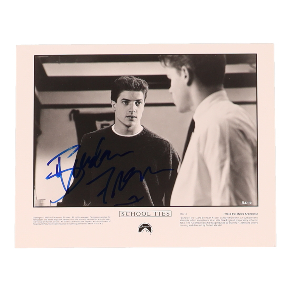 Brendan Fraser Signed "School Ties" 8x10 Photo (AutographCOA ...