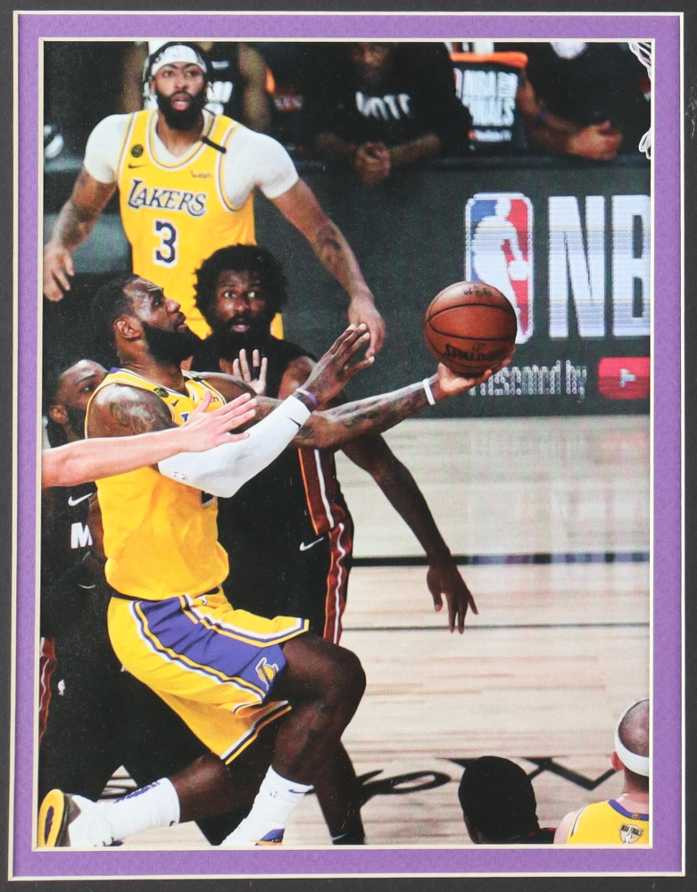 Lebron James Custom Framed Jersey Display with Pin | Pristine Auction