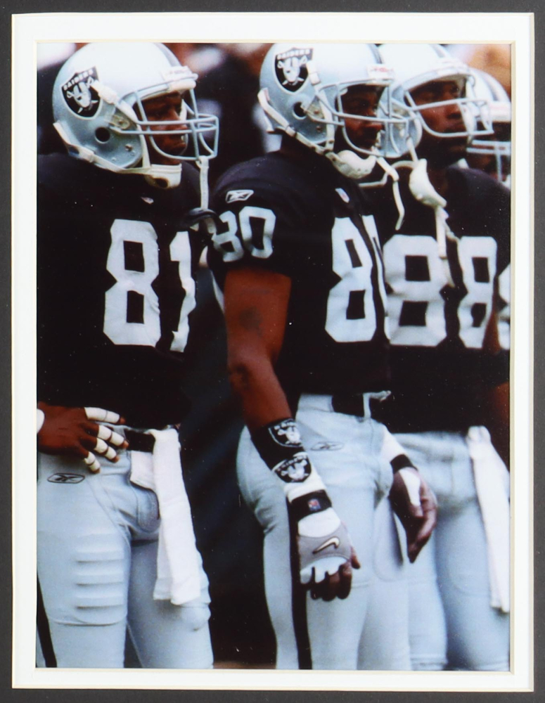 Jerry Rice Signed Raiders Custom Framed Cut Display with Jersey & Super ...