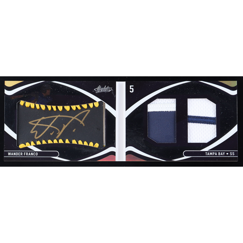 Wander Franco 2022 Absolute Rookie Baseball Material Booklet Signatures ...