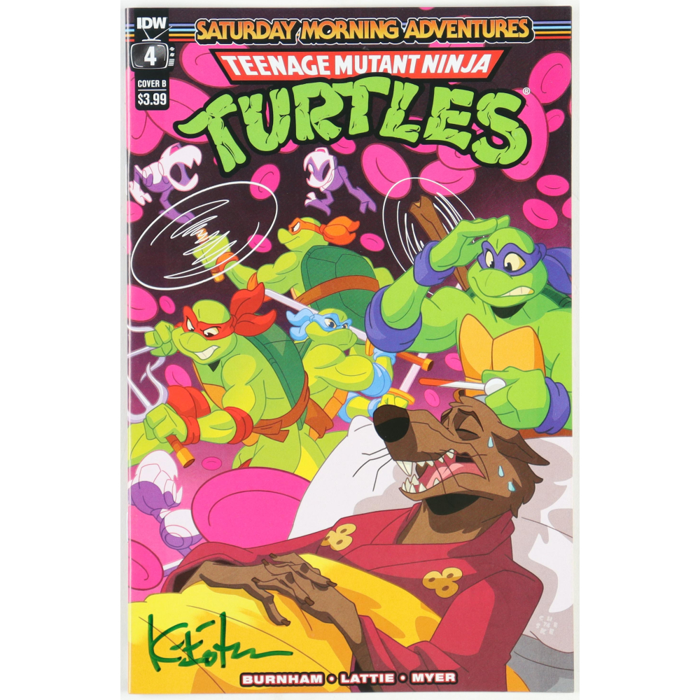Kevin Eastman Signed "Teenage Mutant Ninja Turtles" Saturday Morning ...